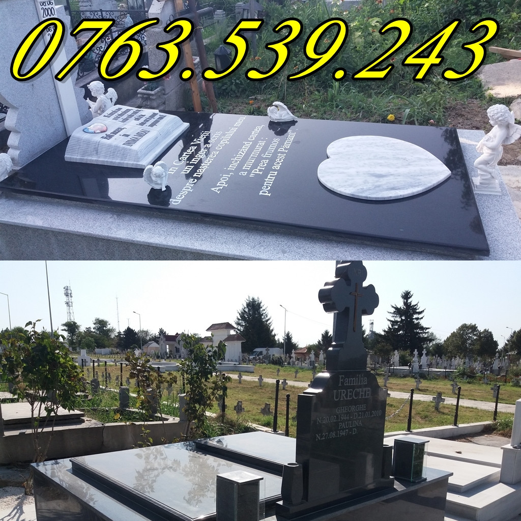 Monumente Funerare Cavouri Borduri Morminte Marmura Granit | Monumente ...