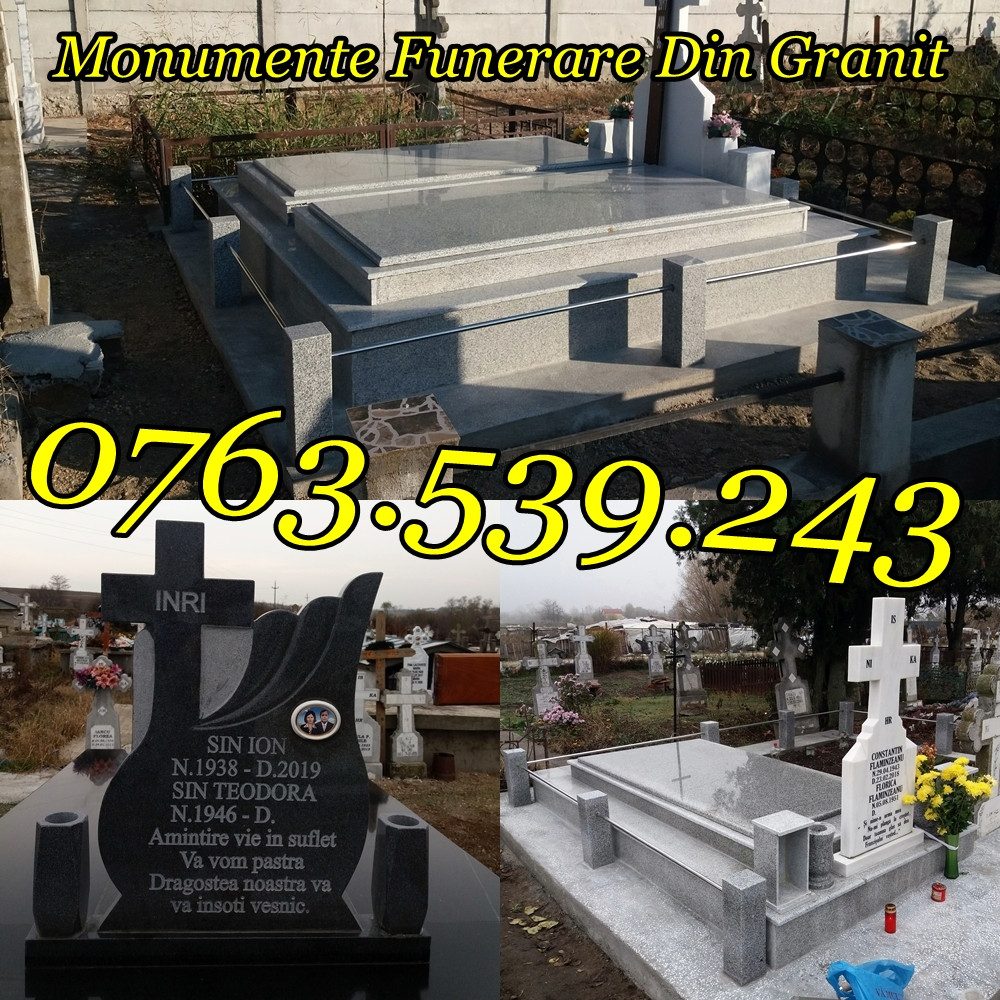 Lucrari Morminte Cavouri Borduri Cimitir Monumente Funerare Marmura ...